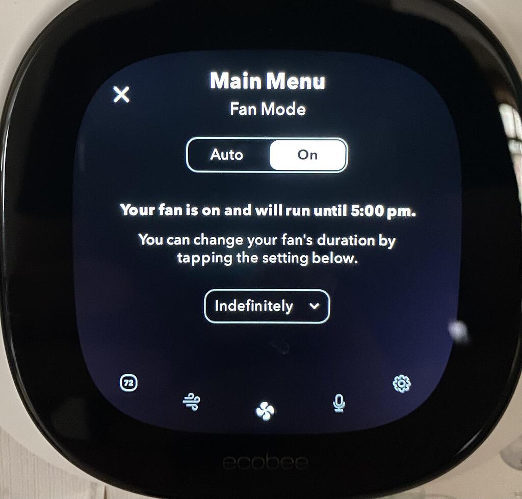 Simple Toggle for Ecobee Fan - Frontend - Home Assistant Community