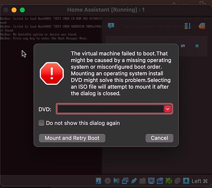 Issue booting on macOS - Installation - Home Assistant Community