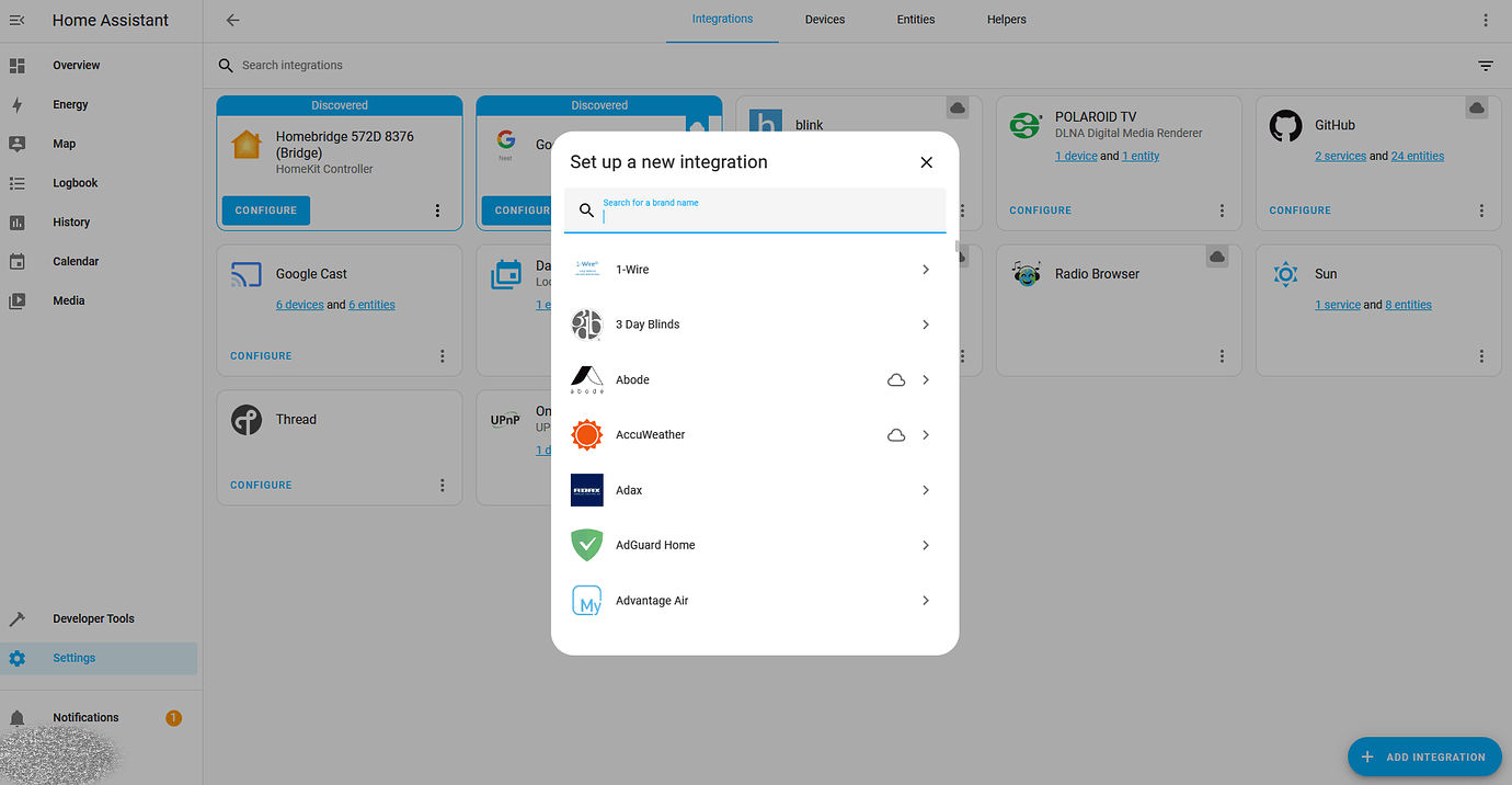 Installing Sonoff intergration for Home Assistant on Itead ihost device ...