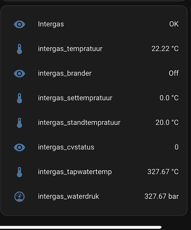 Change Temperature Intergas/Incomfort Heat-pump - Configuration - Home ...