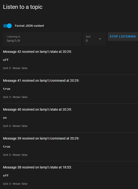 Mqtt light not updating state - Configuration - Home Assistant Community Mqtt light not updating state - Configuration - Home Assistant Community