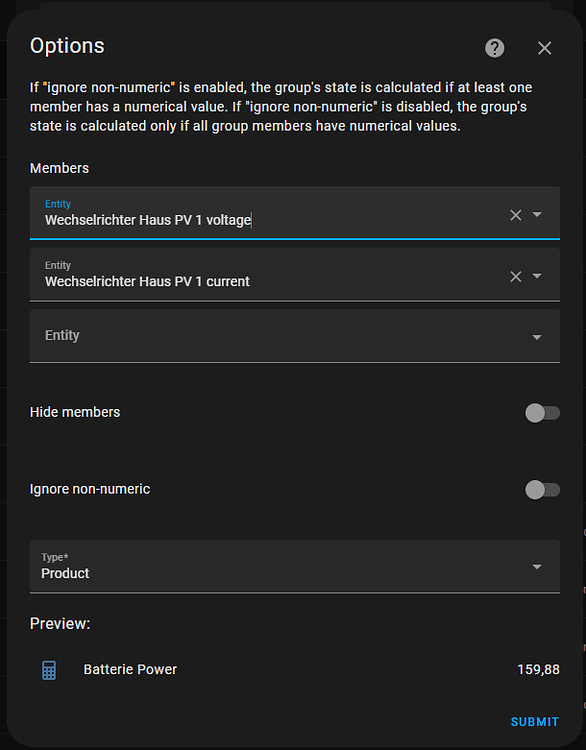 Sum helper from „Group“ lost unit since last update and graph is not showing correctly ...