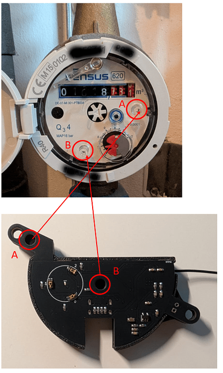 Mounting Muino smart water meter reader - Hardware - Home Assistant ...