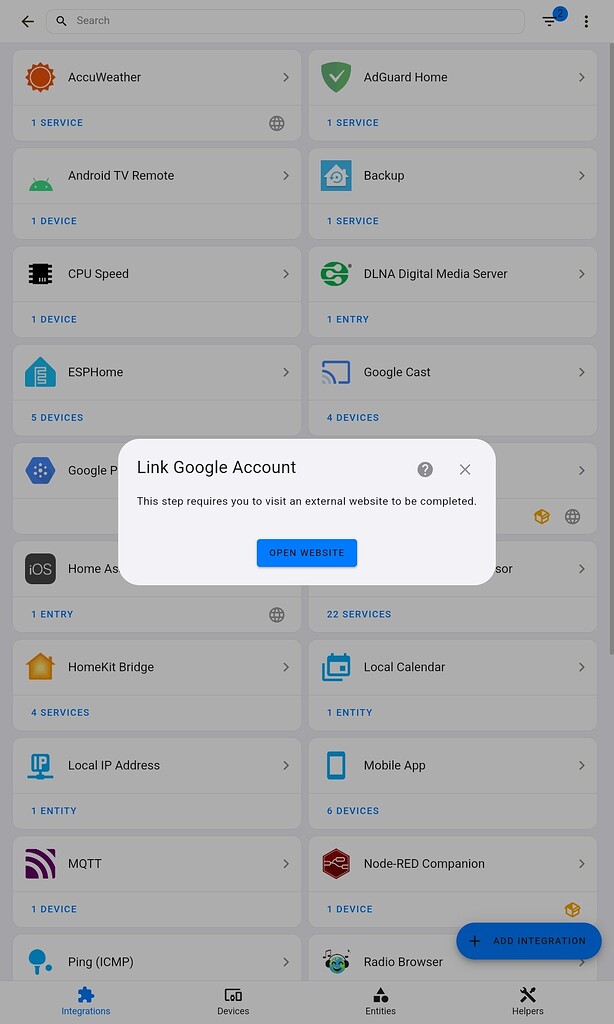 Unable to setup Google mail integration - Third party integrations - Home Assistant Community