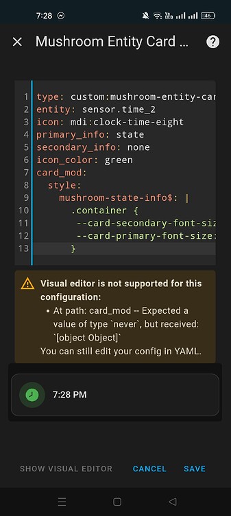 How to change font-size of entity card? I'm lost - Frontend - Home ...