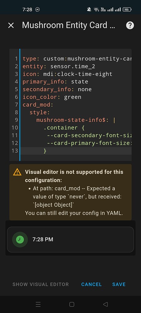 How to change font-size of entity card? I'm lost - Frontend - Home ...