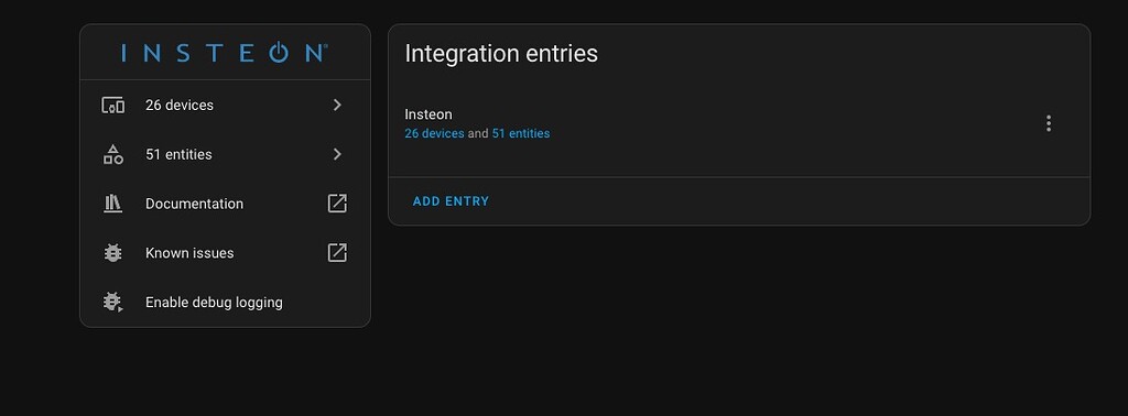 "Configure" Missing from Insteon Integration - Configuration - Home Assistant Community