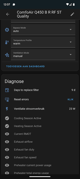 Zehnder ComfoConnect component - Configuration - Home Assistant Community