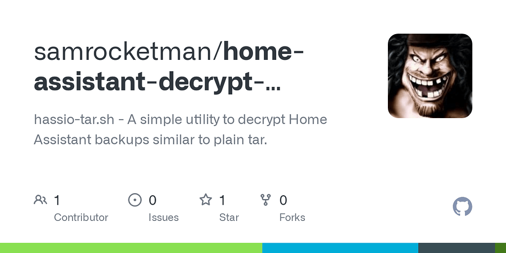 Hassio-tar.sh - Decrypt Home Assistant backups with near-zero ...