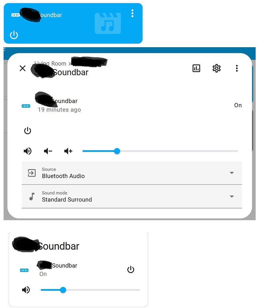 Soundbar / Songpal Dashboard output - Configuration - Home Assistant Community