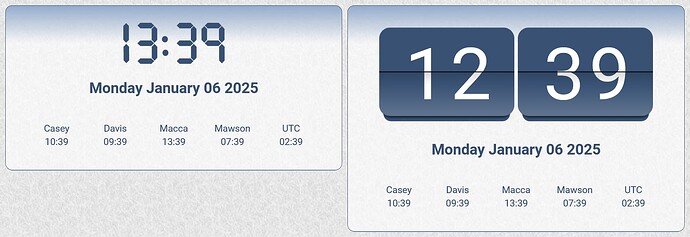 Flipclock custom card - Development - Home Assistant Community