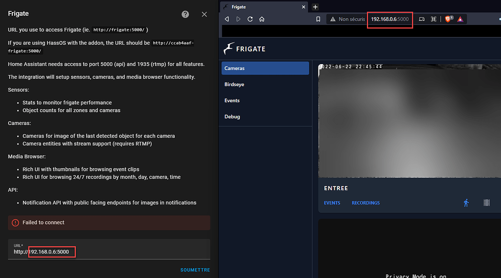 Frigate integration won't connect anymore - Configuration - Home Assistant Community