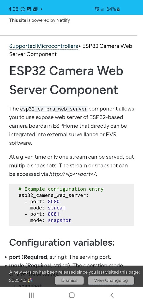 ESP32-CAM rtsp not working - ESPHome - Home Assistant Community