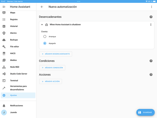 Set input date time at shutdown - Configuration - Home Assistant Community Set input date time at shutdown - Configuration - Home Assistant Community