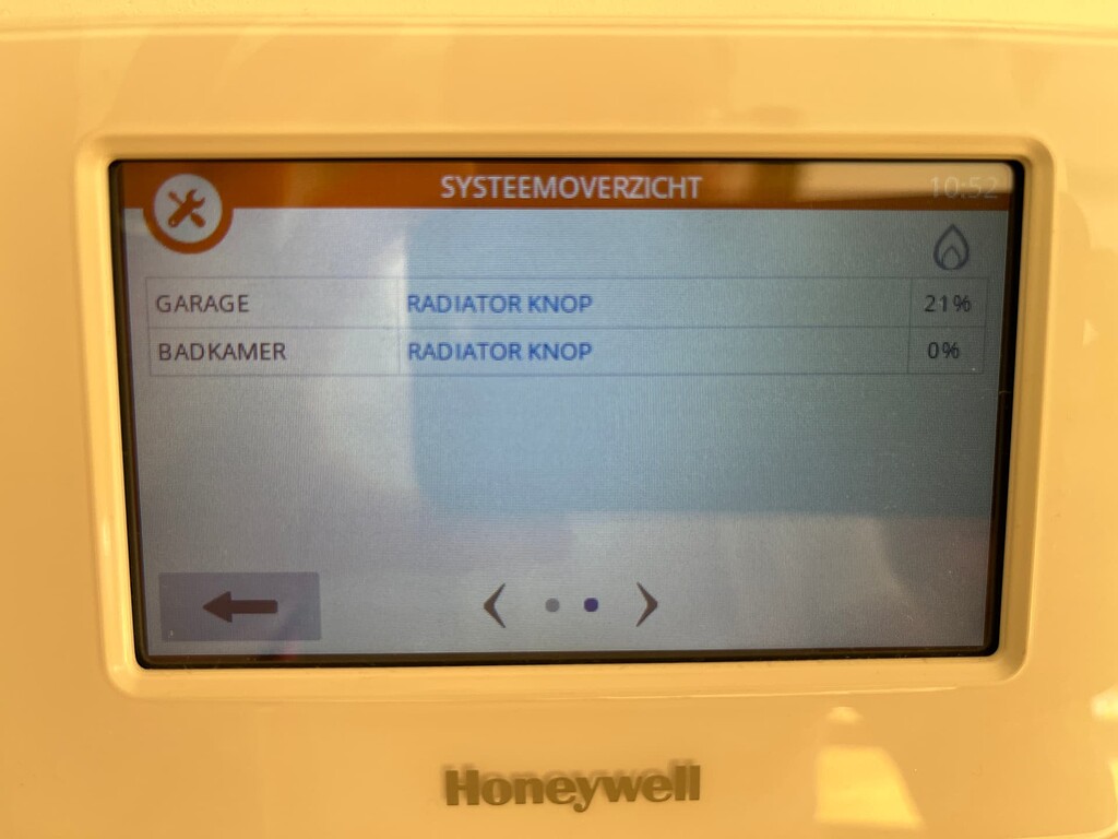Heat demand percentage Honeywell Evotouch visible in Home Assistant ...