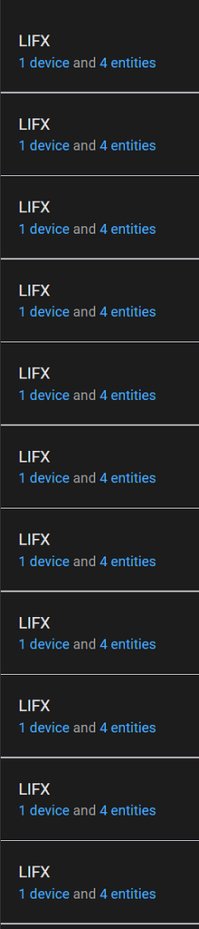 Newer LIFX lights have no entry names - Configuration - Home Assistant Community