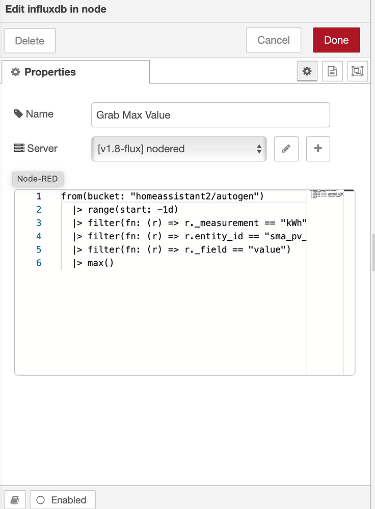 InfluxDB With Nodered Help Please - Node-RED - Home Assistant Community