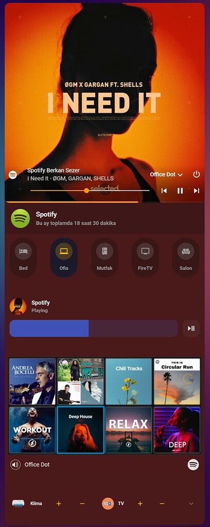 Custom Spotify page with Music Follow and Room Presence - Share your ...