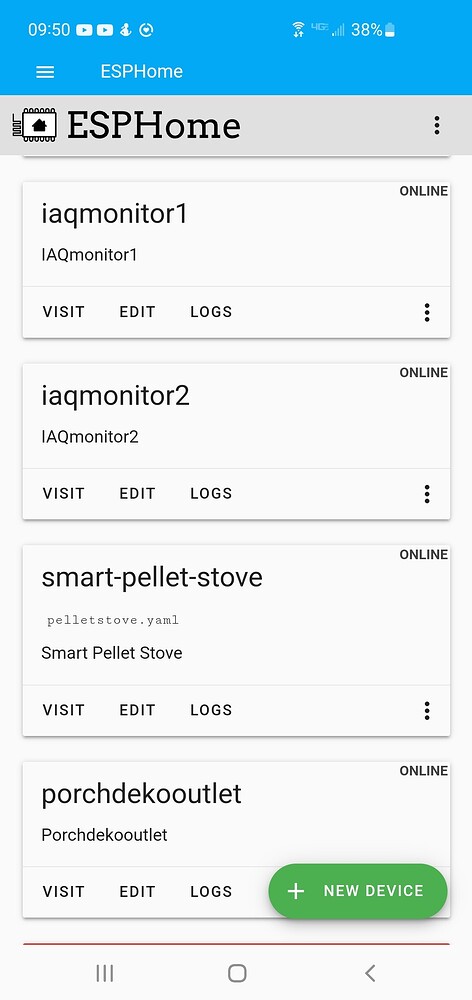 Why is the esphome dashboard showing only some yaml names - ESPHome - Home Assistant Community