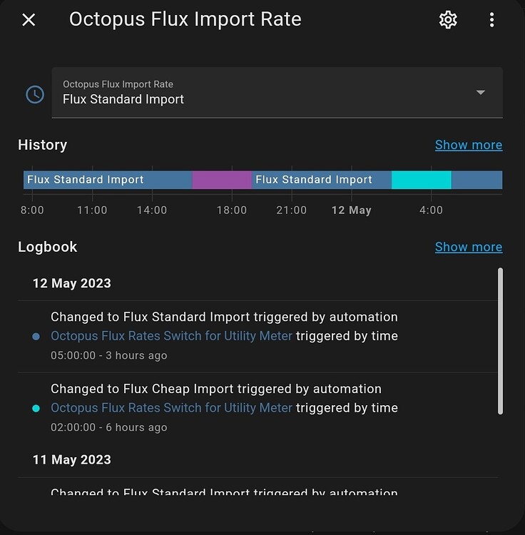 How to set up Octopus Go (or other dual rate tariff) in Energy ...