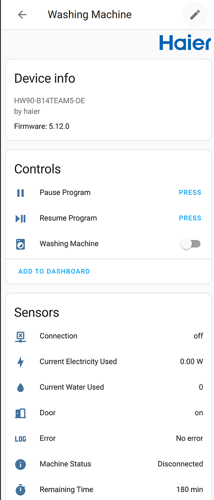 Integration with Haier HoN app - Third party integrations - Home ...
