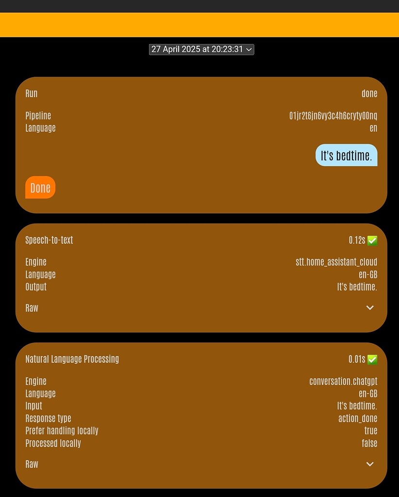 Why do custom Assist responses take so long to process? - Voice Assistant - Home Assistant Community