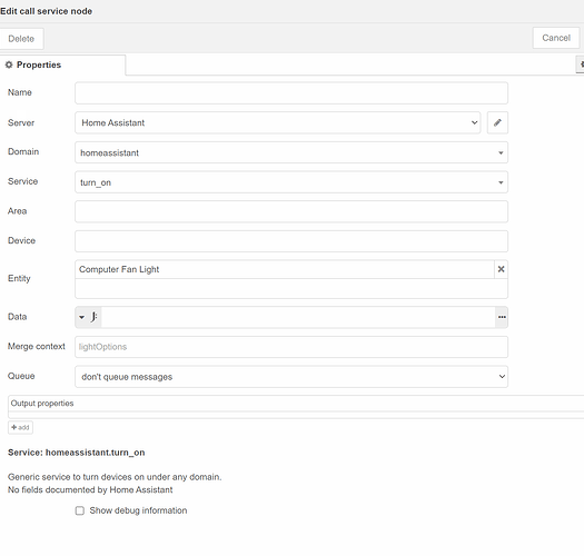 Home Assistant Node Red and Service call node and Domain - Node-RED - Home Assistant Community