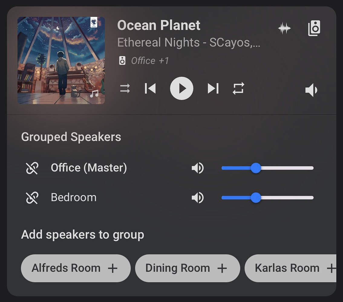 Media Player Card with Grouping Support and Custom Buttons - Dashboards & Frontend - Home ...