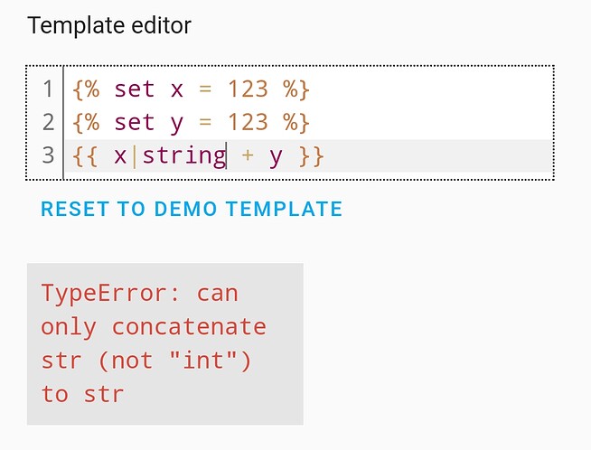 Keep A Template Result As A String Even If It Could Be Converted To A Number Configuration