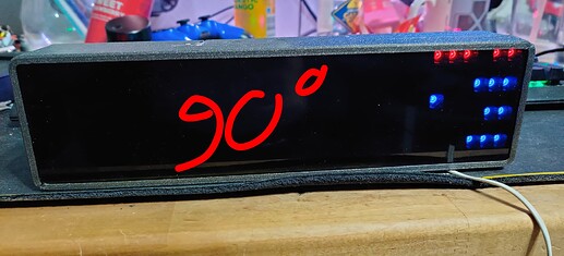 A simple DIY status display with an 8x32 RGB LED - ESPHome - Home ...