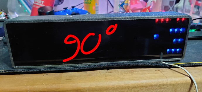 A simple DIY status display with an 8x32 RGB LED - ESPHome - Home ...