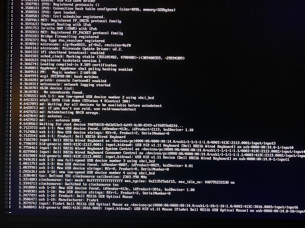 Initial boot on Dell Optiplex stuck - Installation - Home Assistant ...