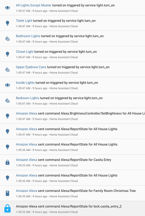 Concerning Logbook Entries And Actions Home Assistant Community