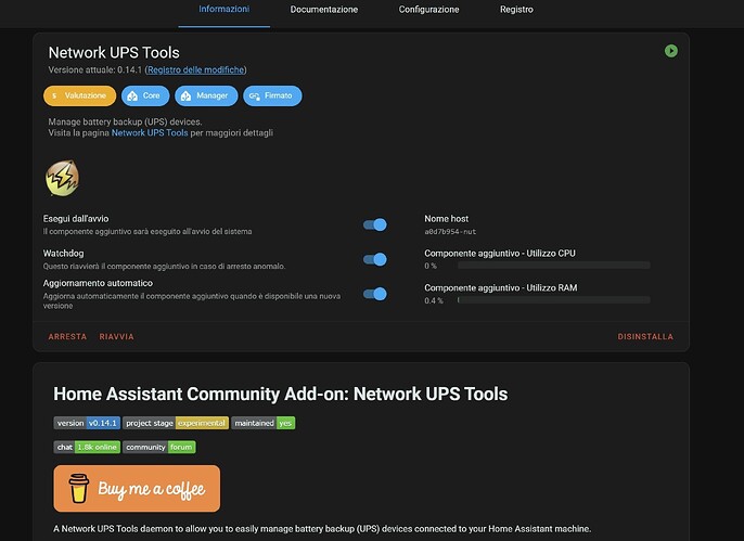 APC UPS NUT (Network UPS Tools) Home Assistant - Configuration - Home ...
