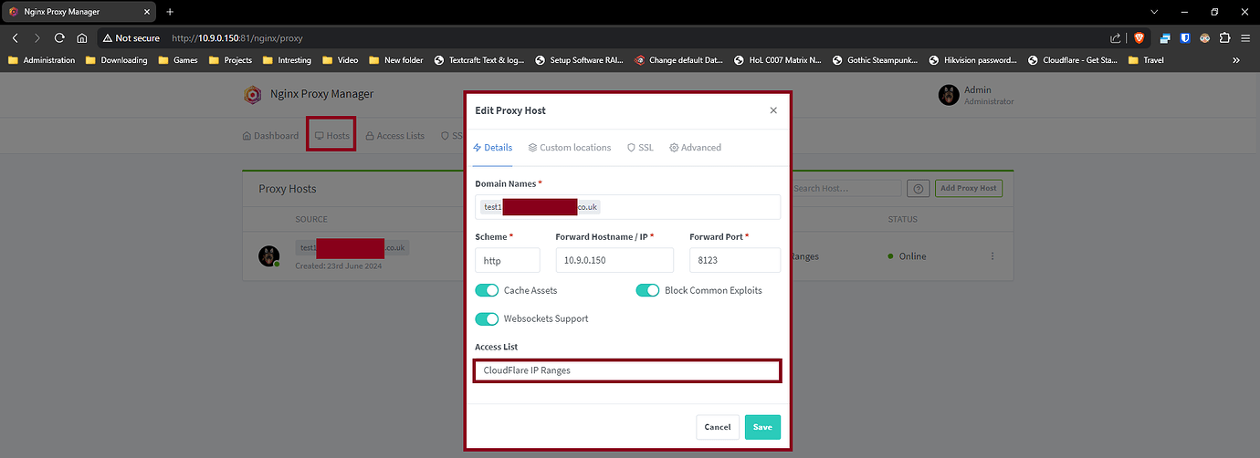 NGINX Proxy Manager / CloudFlare Help - Configuration - Home Assistant ...