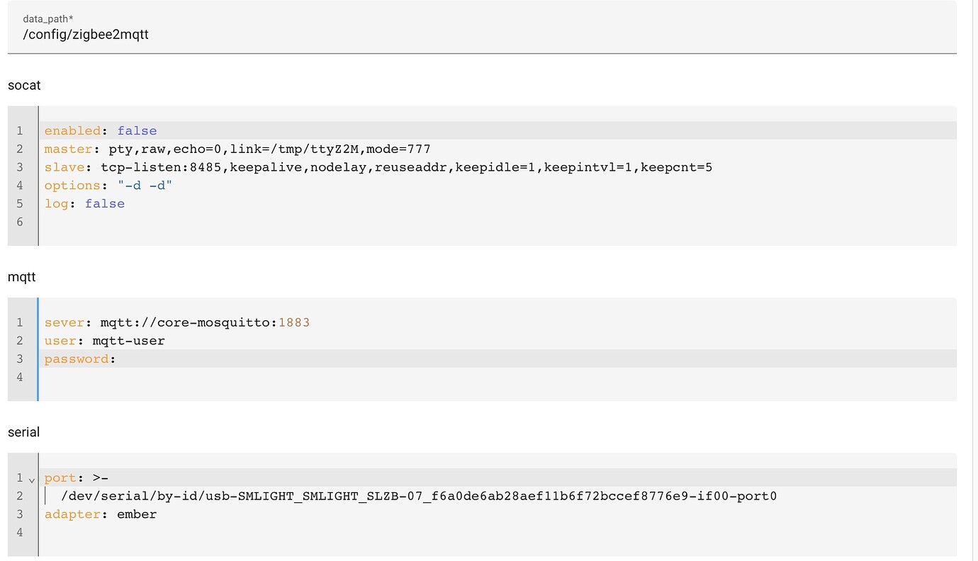 Zigbee2mqtt configuration - Zigbee - Home Assistant Community