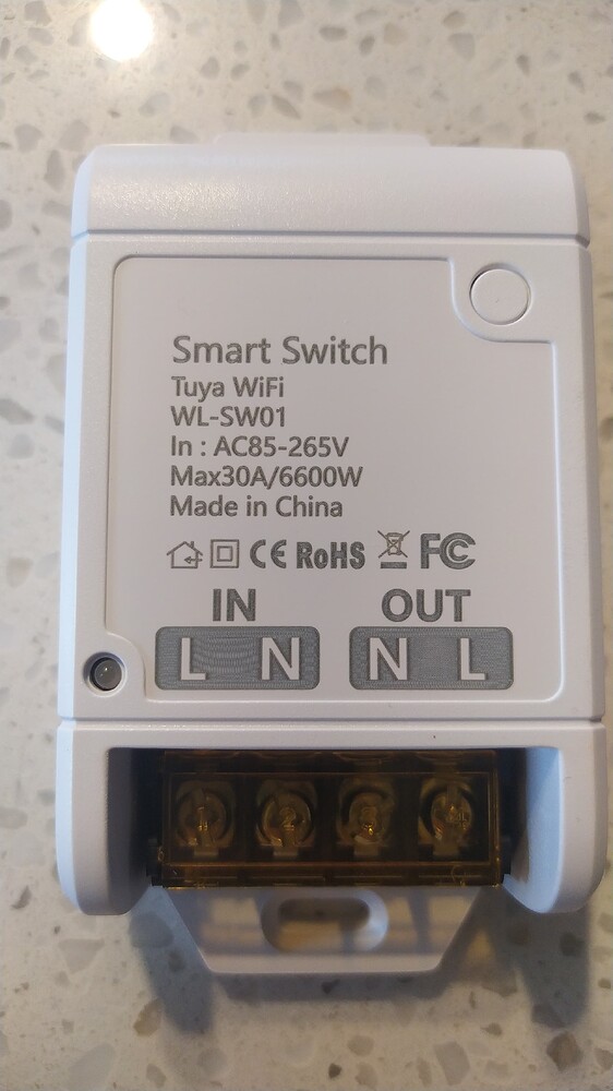 Converting a Beken CB2S-chip equipped Tuya WL-SW01 30A to ESPhome ...