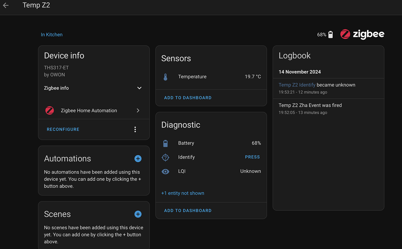 Zigbee temperature sensor with wired external probe - Zigbee - Home ...