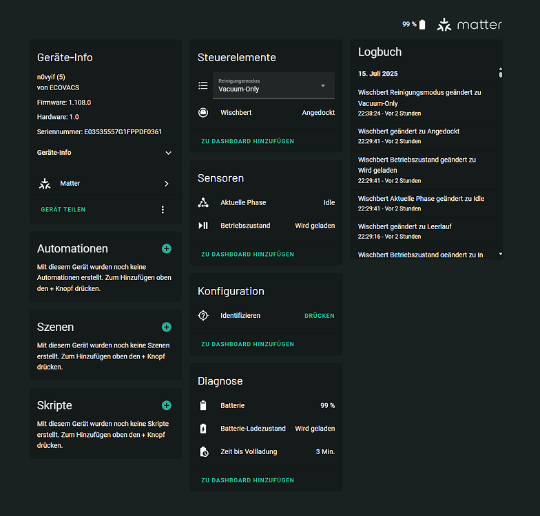 Deebot x8 pro omni - Configuration - Home Assistant Community