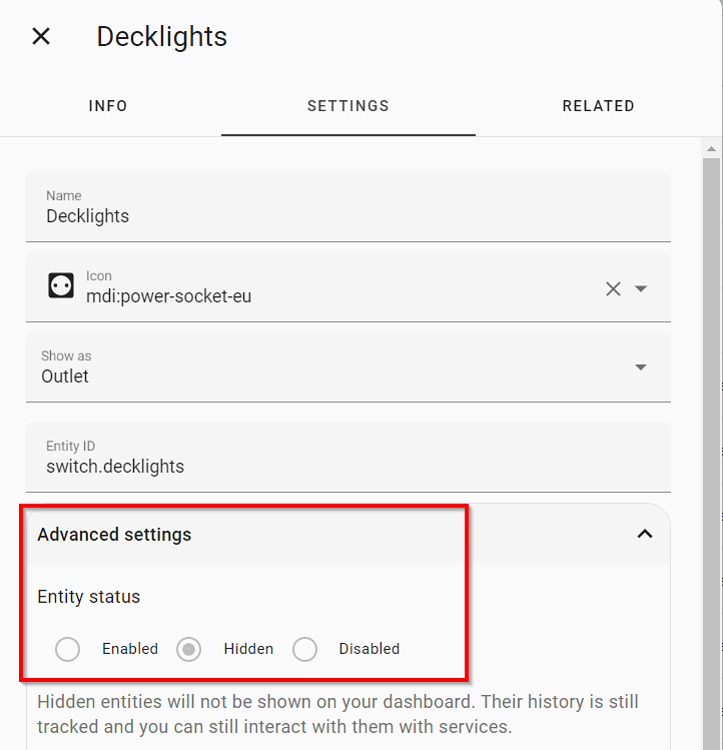 Cant Enable Entity Configuration Home Assistant Community