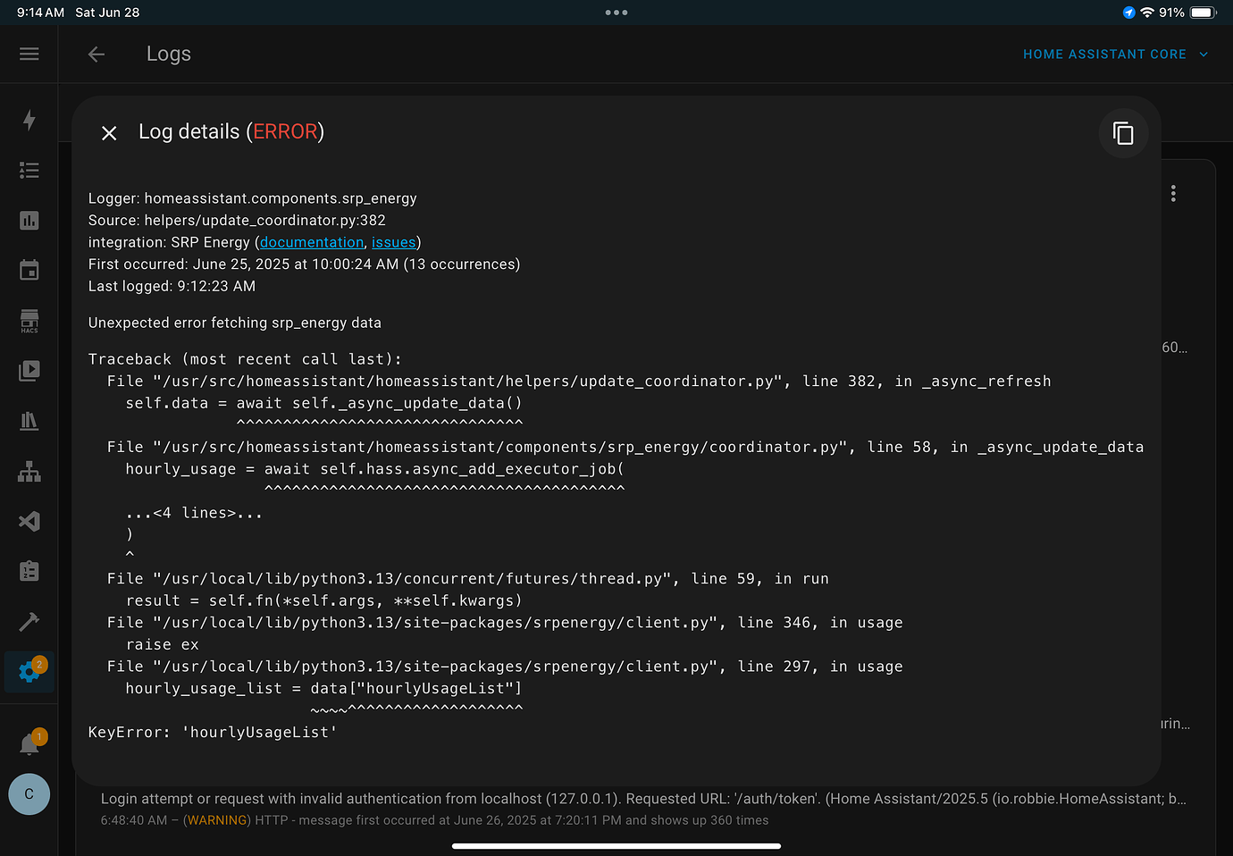 Srpnet not installing - Third party integrations - Home Assistant Community