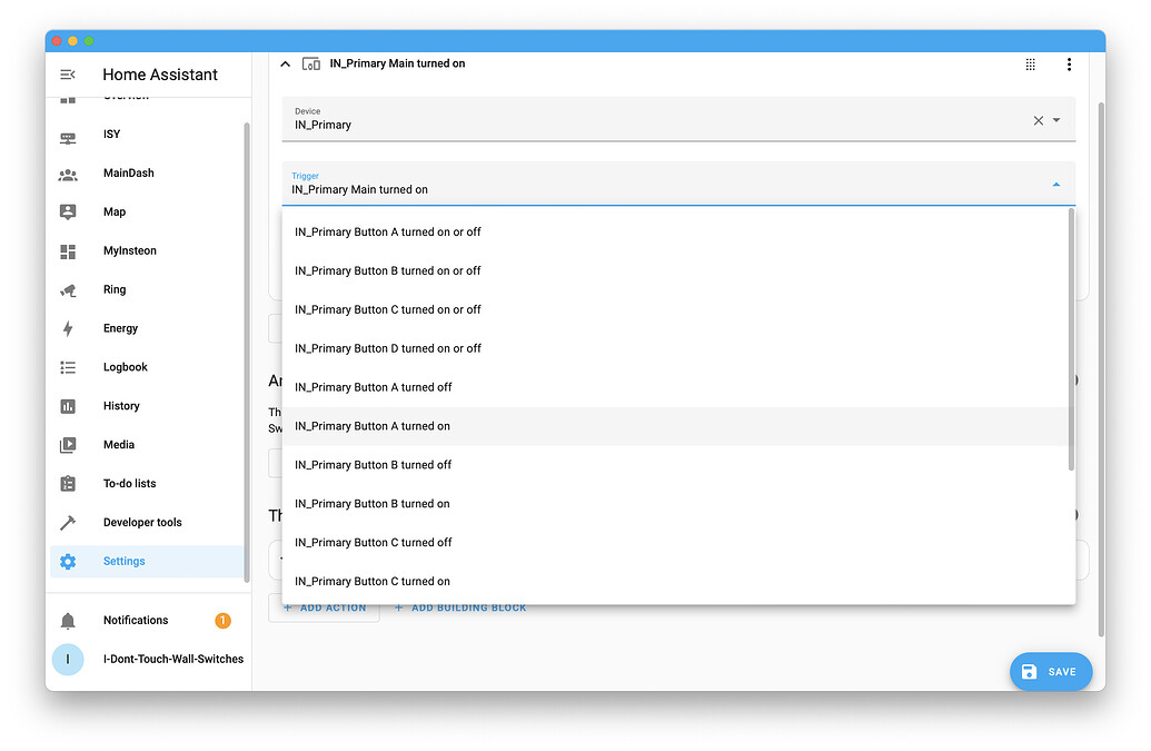 Insteon - Adjusting Local On Level And Using Fast On/Off As Triggers - Configuration - Home ...