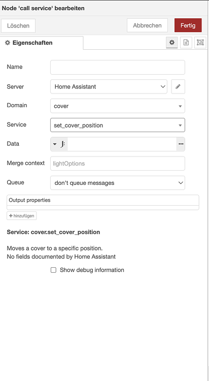 Problem with call-service node - Node-RED - Home Assistant Community