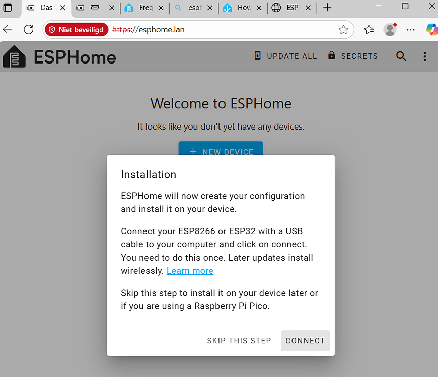 HowTo ESPHome in container (docker) on synology and connecting ESP8266 - ESPHome - Home ...