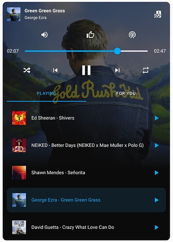 YouTube Music card - Share your Projects! - Home Assistant Community