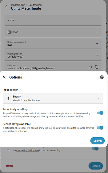 Sonoff PowR2 with ESPHome: Energy Utility Meter drops to "0" after ...