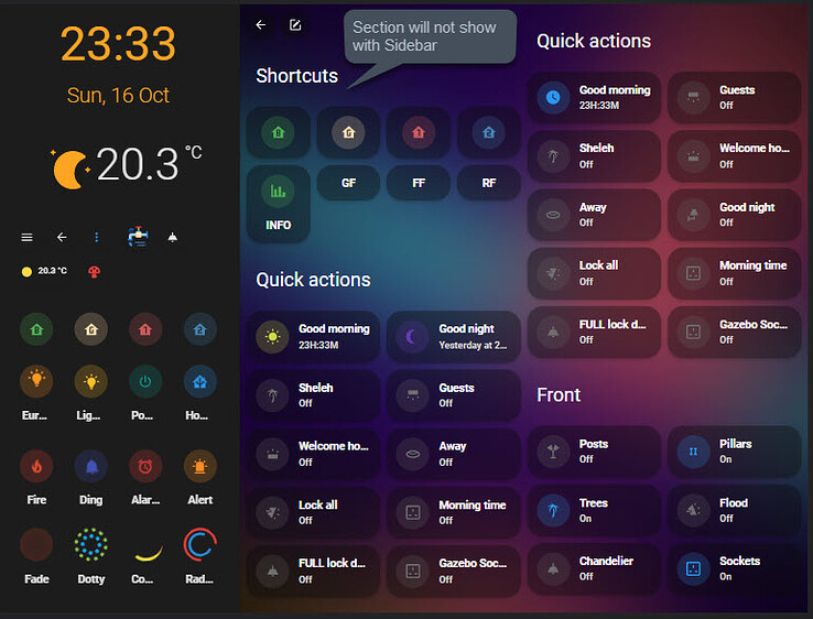 Lovelace: custom sidebar card - Dashboards & Frontend - Home Assistant ...