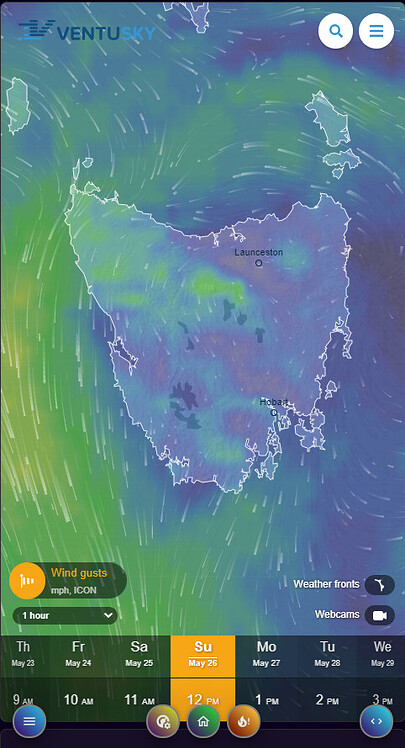 Ventusky (Weather Map Display, Windy Replacement) Conditionally Change ...