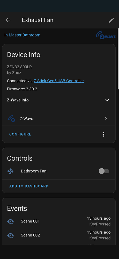 Zooz ZEN32 Scene Controller for Timed Exhaust Fan Control - Blueprints ...