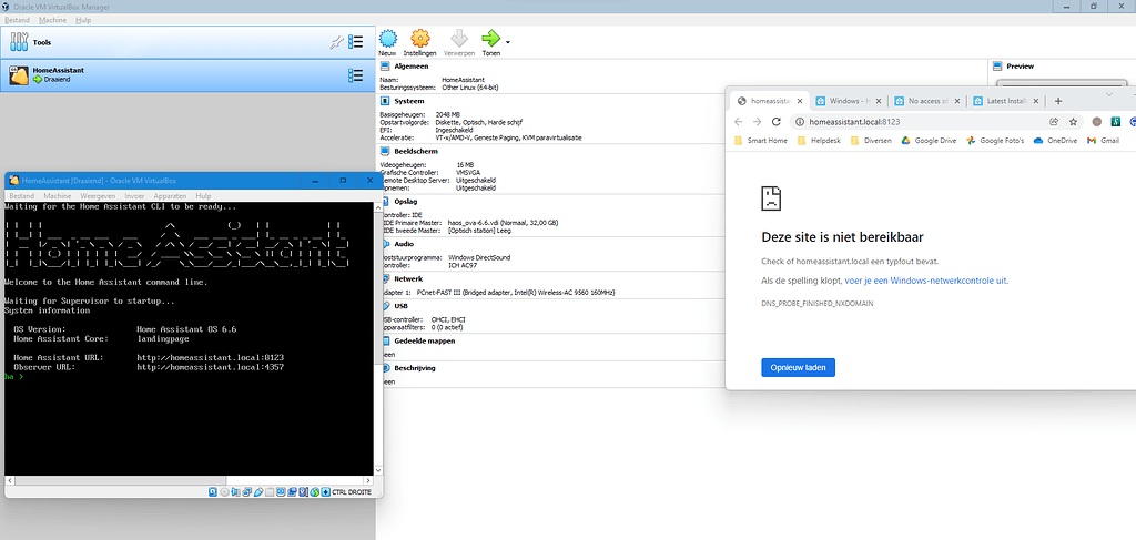 Homeassistant Local 8123 Doesnt Work Installation Home Assistant Community